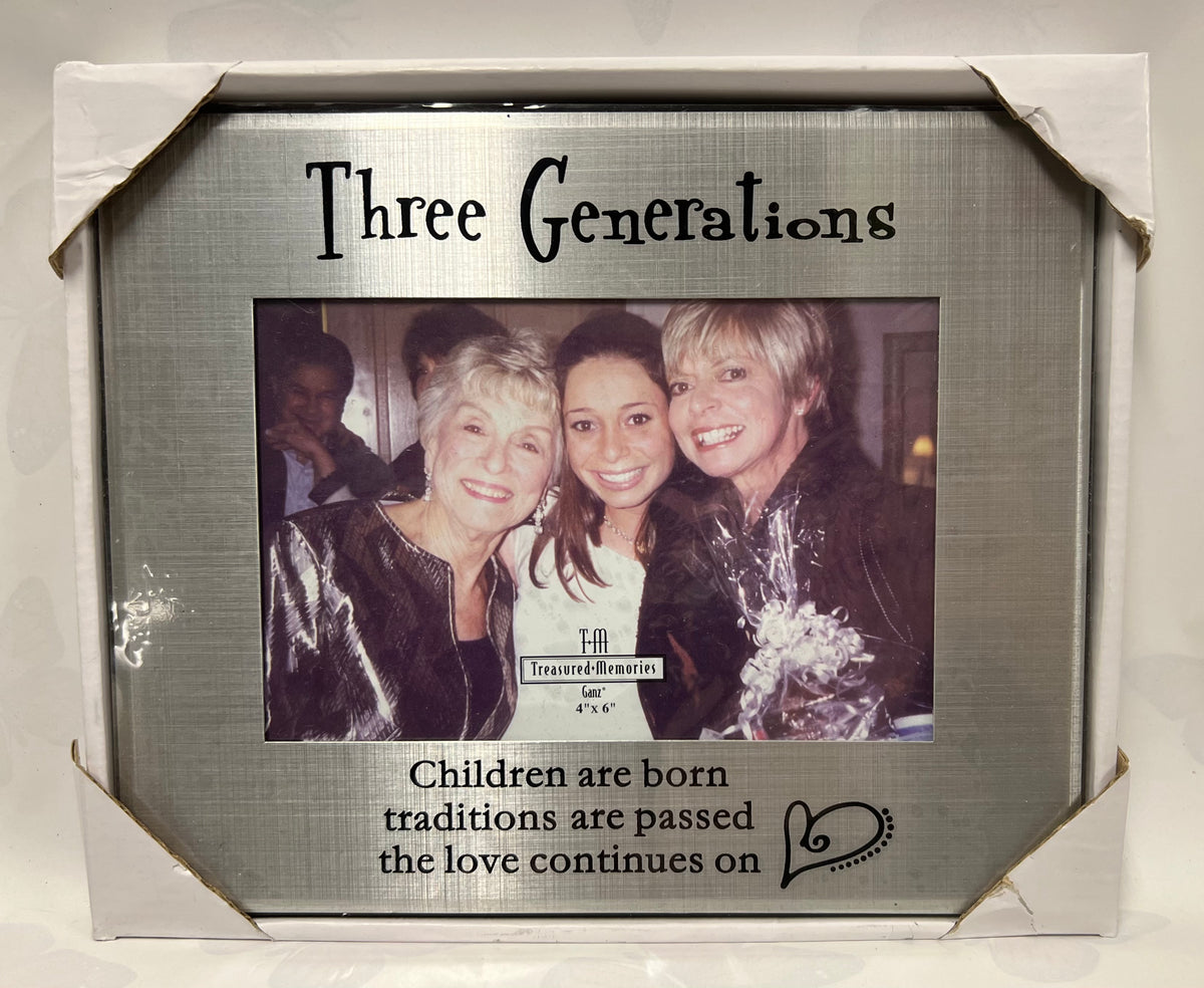 Generations Picture Frame - Three Generations – Keepsakes and Memories Inc.