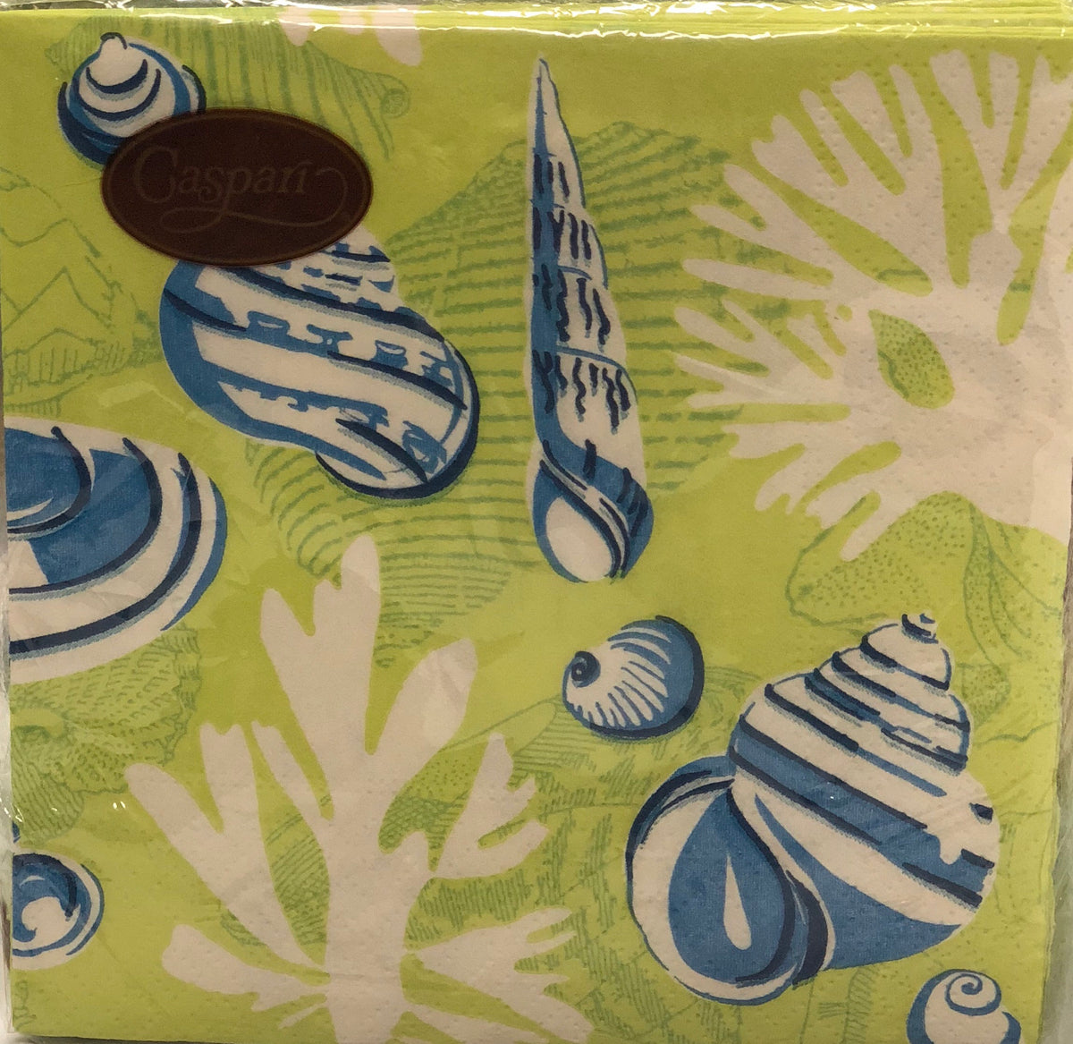 Cocktail Napkin- Beachcomber- green – Keepsakes and Memories Inc.