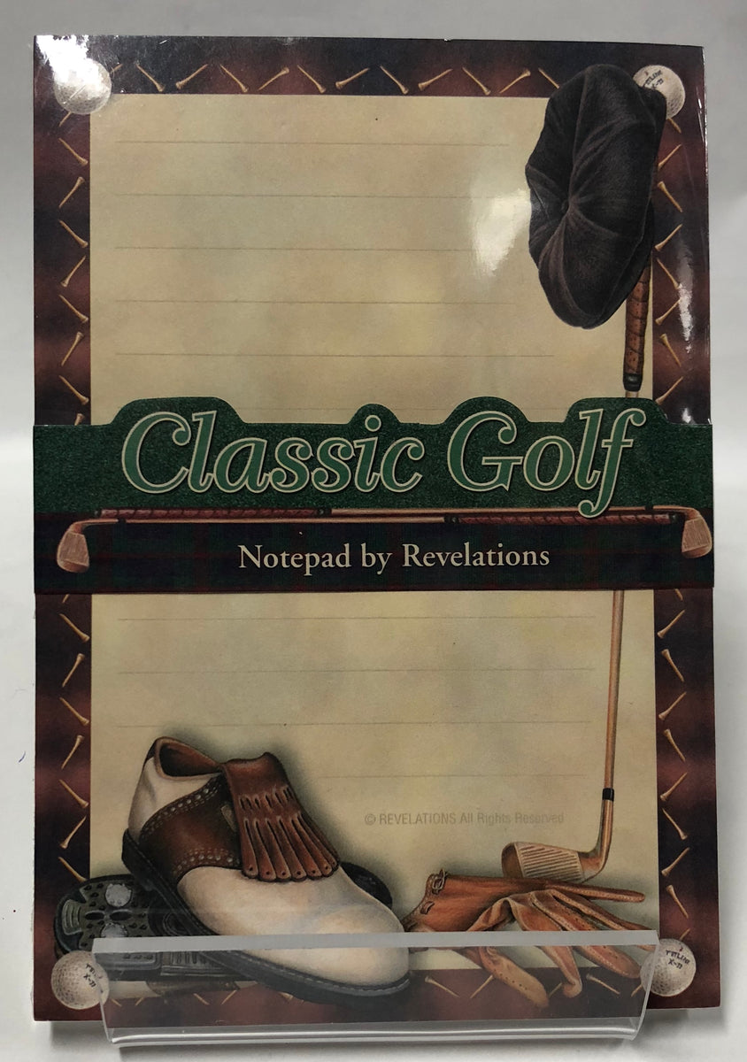 Classic Golf - Notepad – Keepsakes and Memories Inc.