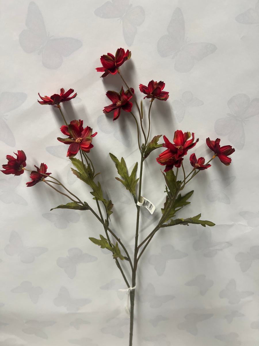 Mini Cosmos Spray -Red/Green – Keepsakes and Memories Inc.