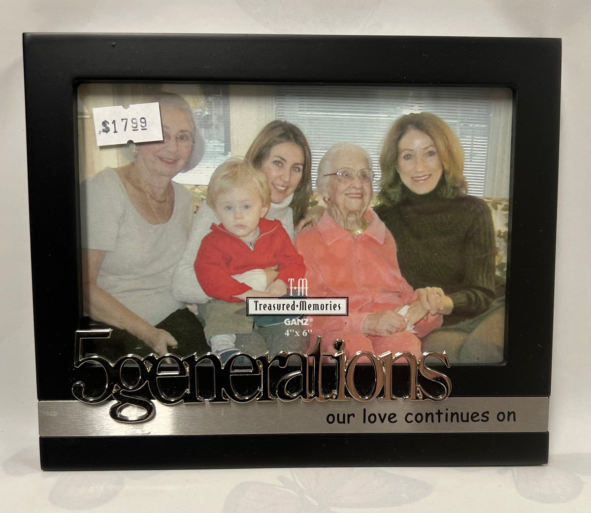 Generations Picture Frame - 5 Generations – Keepsakes and Memories Inc.